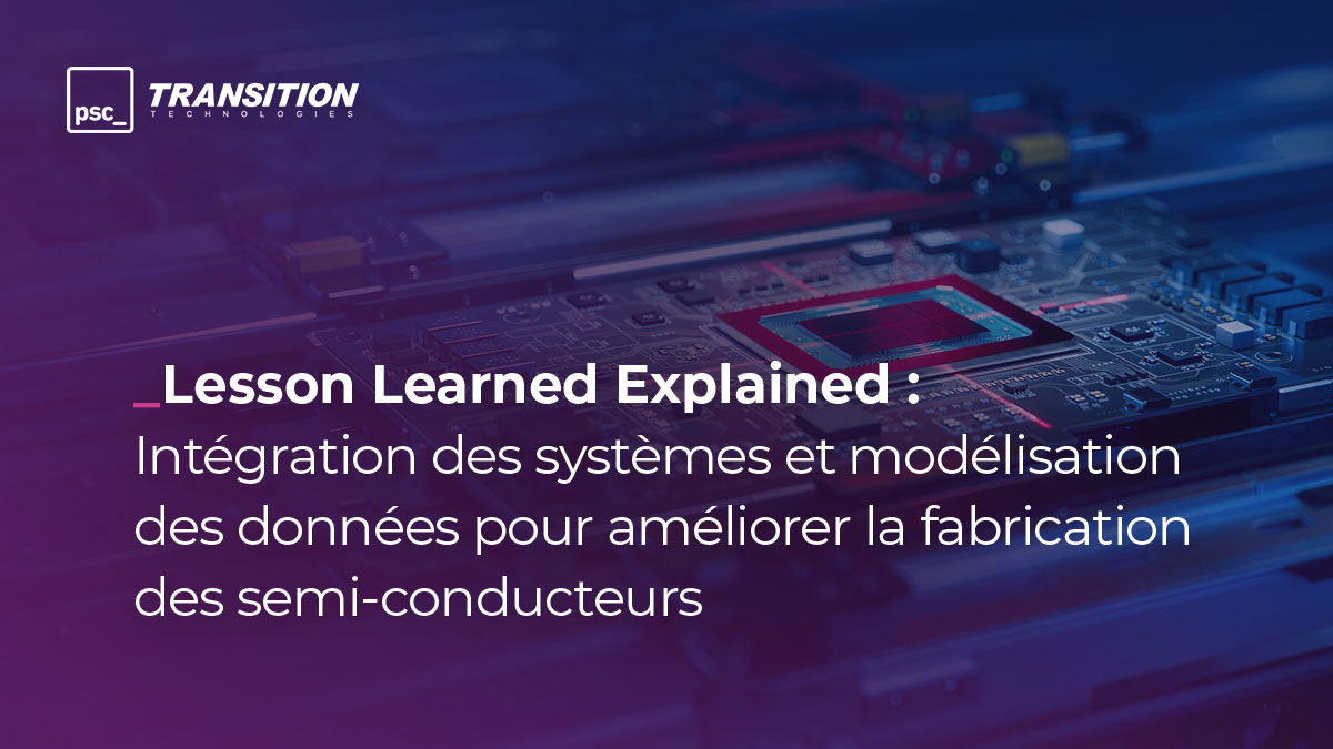 Intégration des systèmes et modélisation des données dans les semi ...